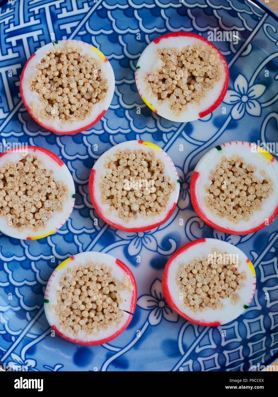 Korean traditional candy, Rice cookie Stock Photo - Alamy
