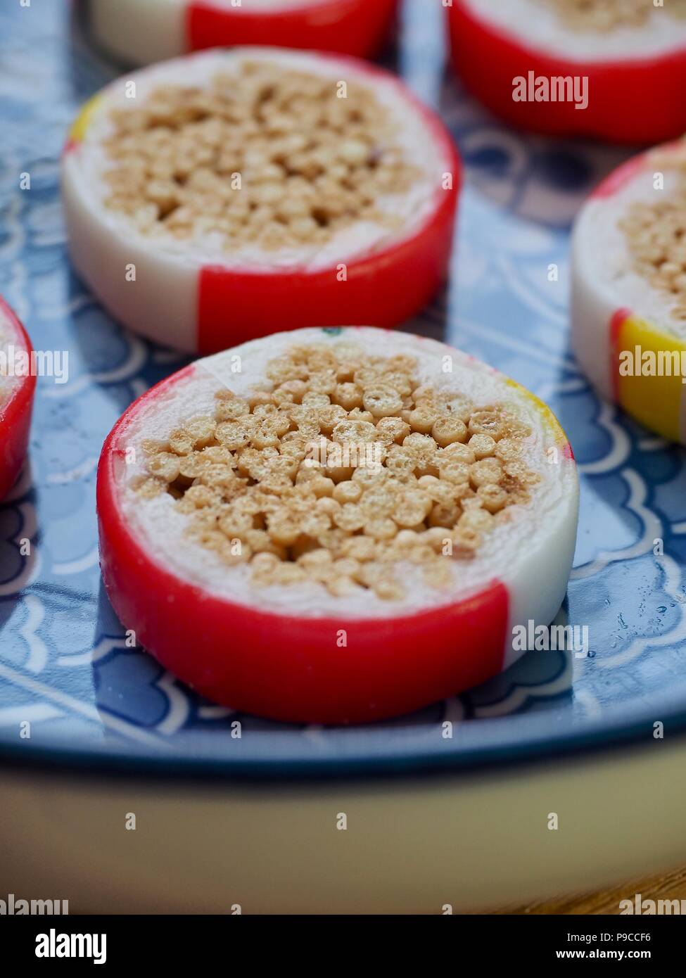 Korean traditional candy, Rice cookie Stock Photo - Alamy