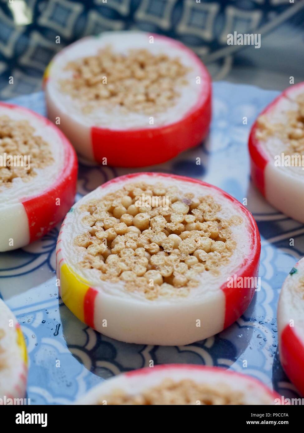 Korean traditional candy, Rice cookie Stock Photo - Alamy