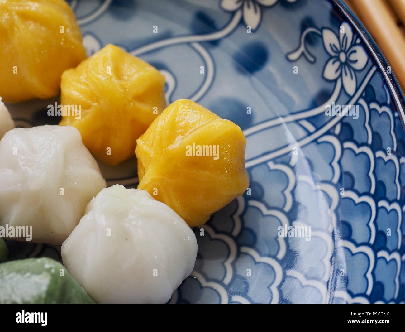 Korean food Songpyeon, Honey-filled Rice Cake Stock Photo - Alamy