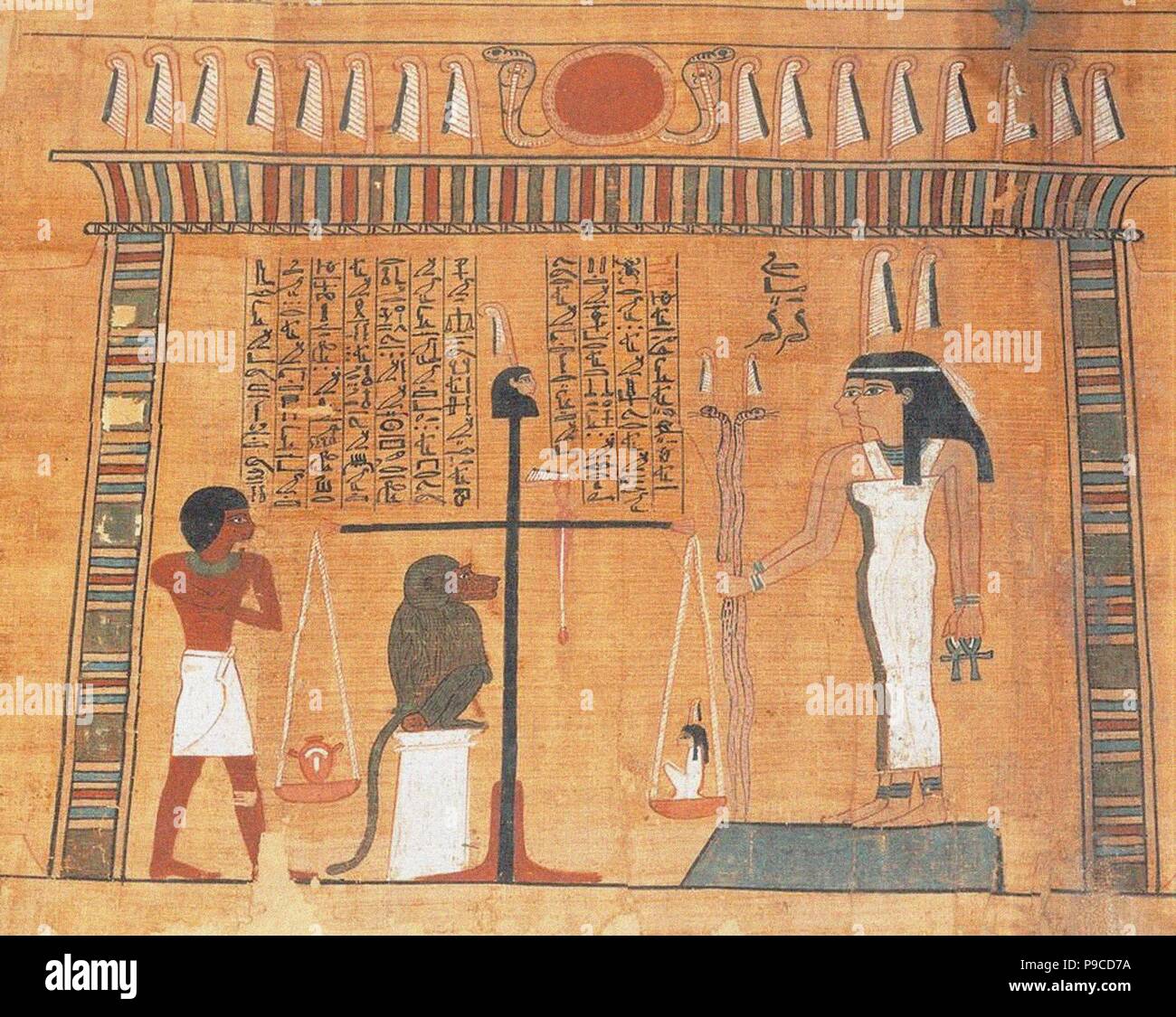 Egyptian mythology book of the dead hi-res stock photography and images ...