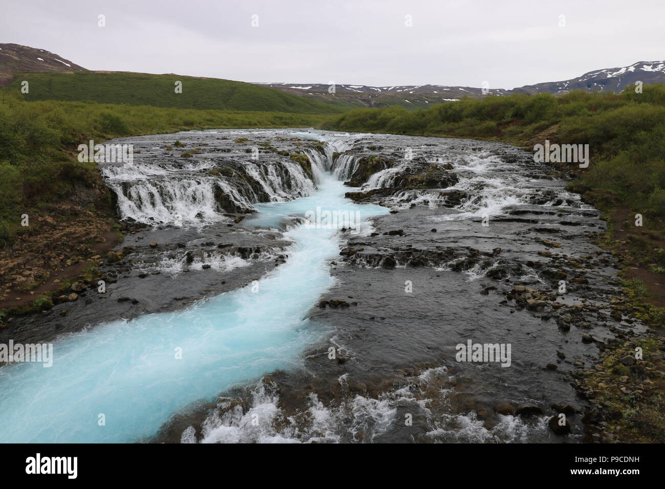 Blue waterfall hi-res stock photography and images - Alamy
