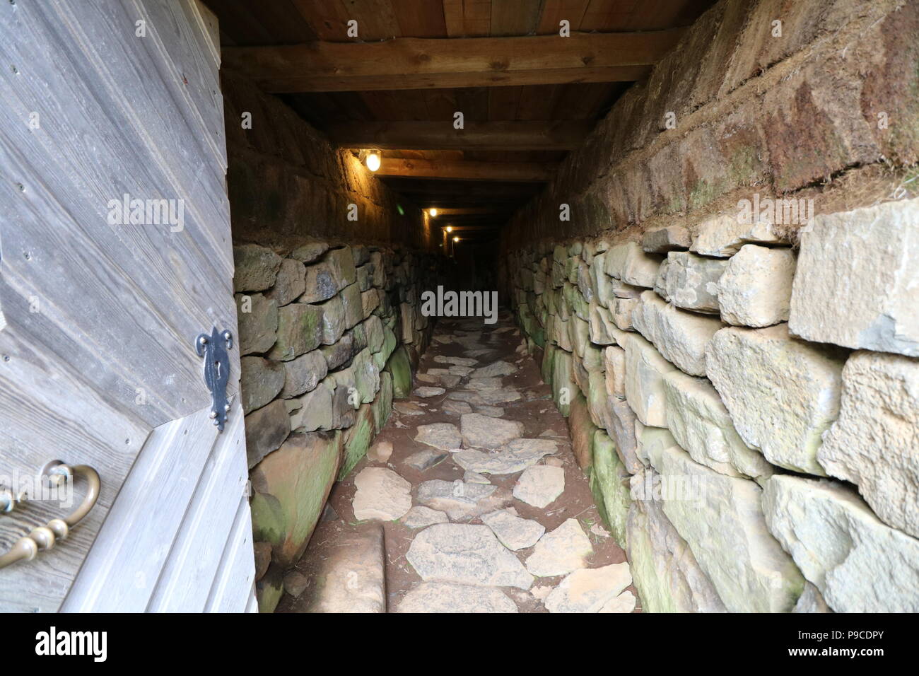 Iceland Church Tunnel at Skálholt, Iceland Stock Photo - Alamy