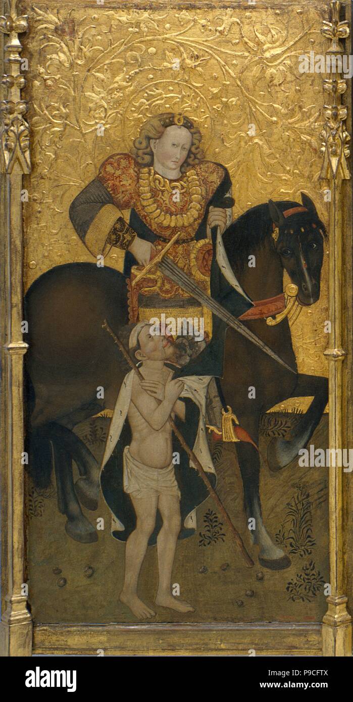 St martin sharing his cloak hi-res stock photography and images - Alamy