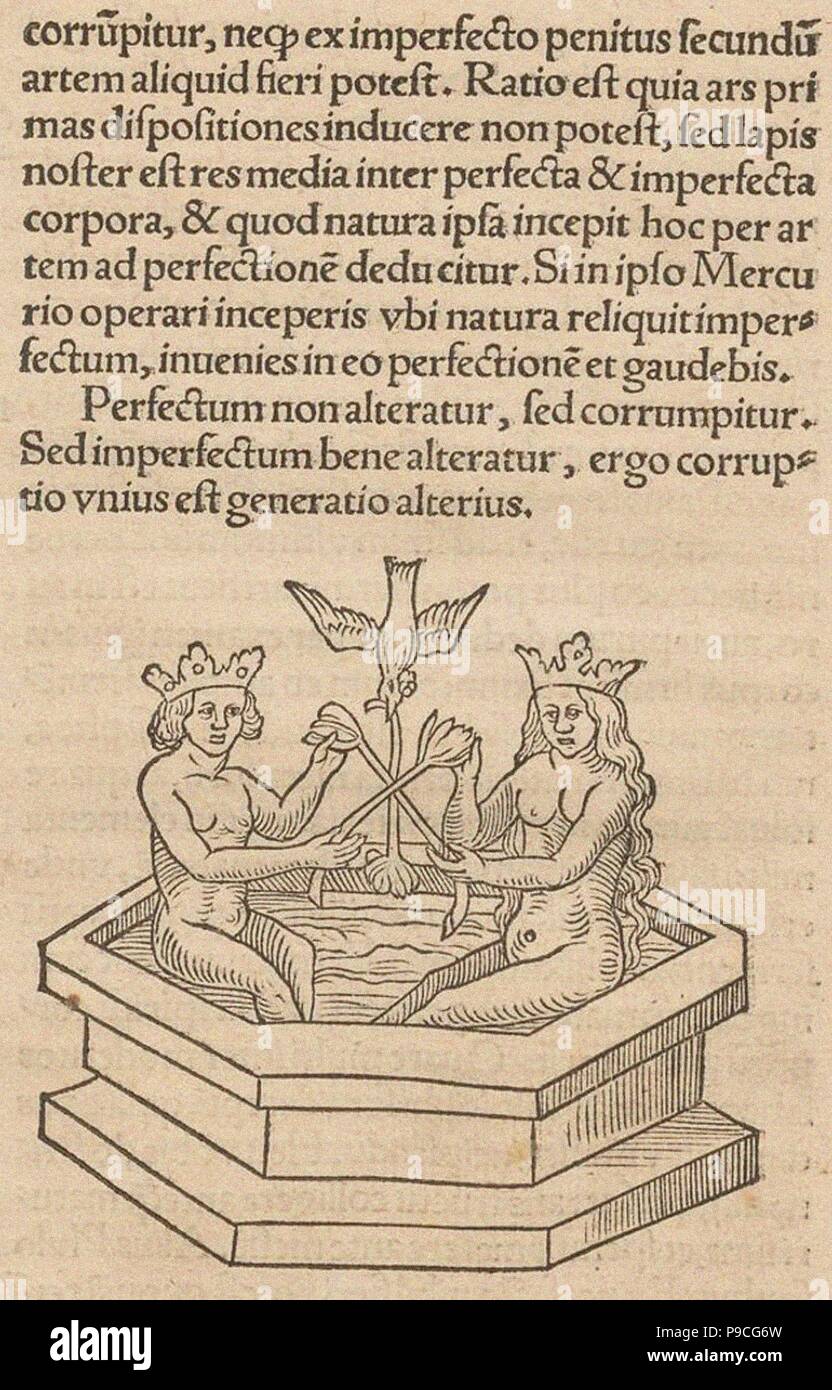 Illustration for The Rosary of the Philosophers (Rosarium philosophorum ...