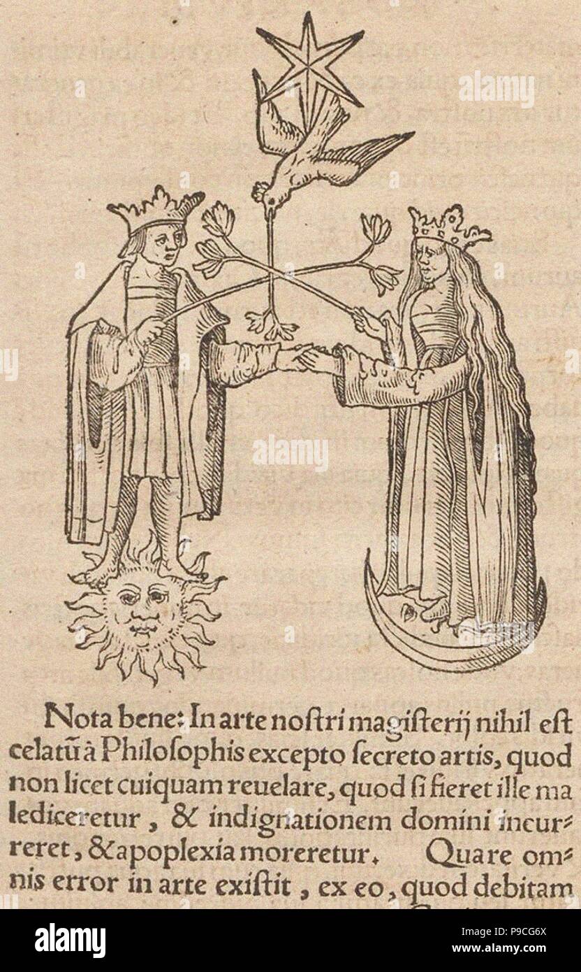 Illustration for The Rosary of the Philosophers (Rosarium philosophorum ...