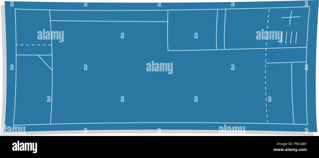 cartoon vector illustration of a blueprint Stock Vector Image & Art - Alamy