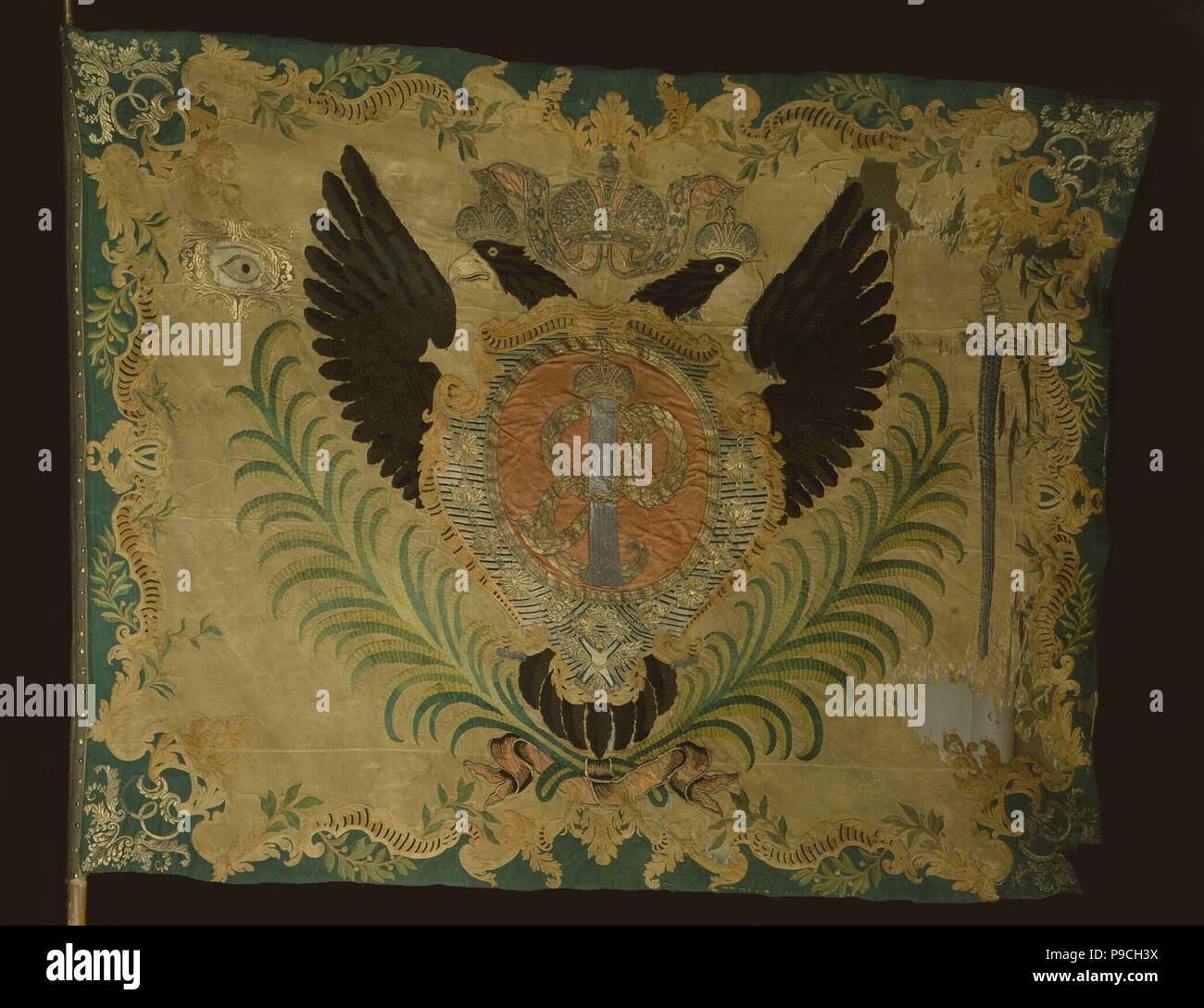 Flag of the Leib-Guard Preobrazhensky Regiment. Museum: State Hermitage ...