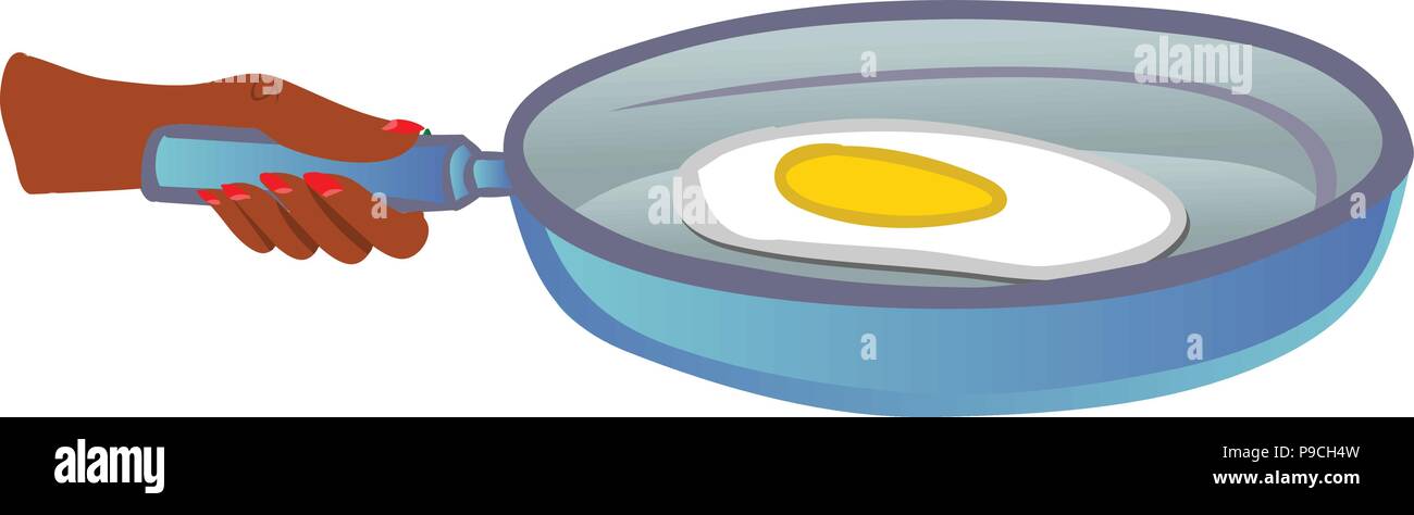 cartoon vector illustration of a cooking pan Stock Vector Image & Art ...