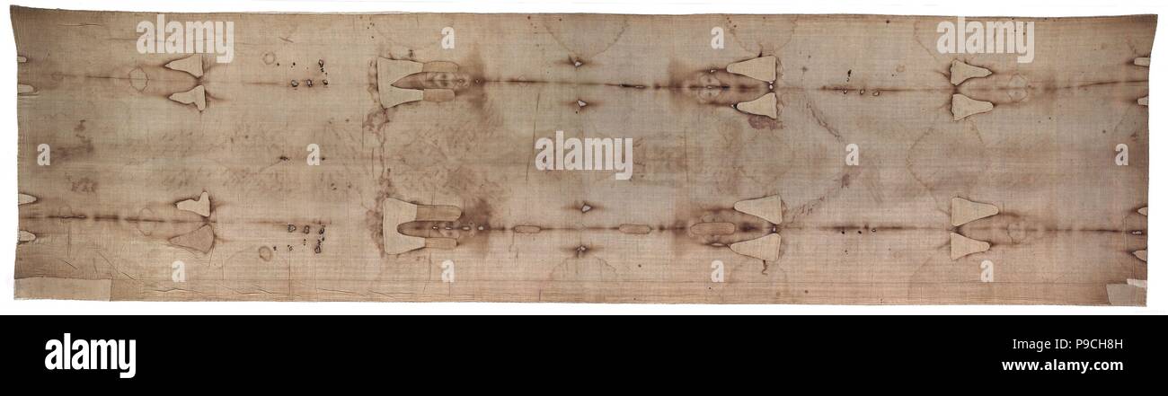 The Shroud of Turin. Museum: Duomo di Torino Stock Photo - Alamy