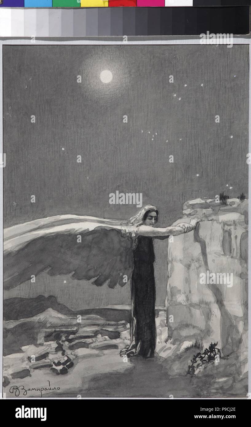 Illustration to the poem "The Demon" by Mikhail Lermontov. Museum ...