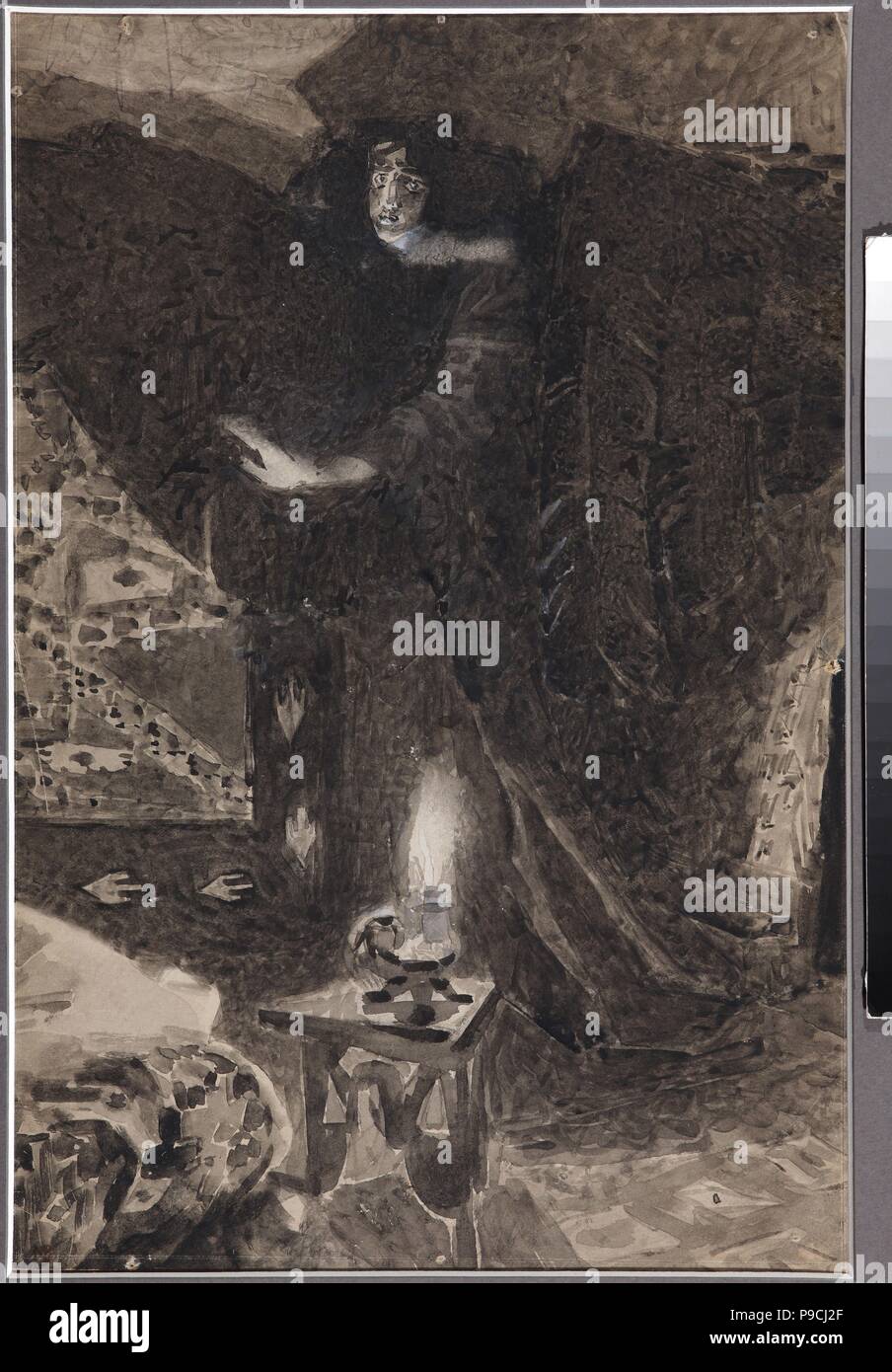 Illustration to the poem "The Demon" by Mikhail Lermontov. Museum ...