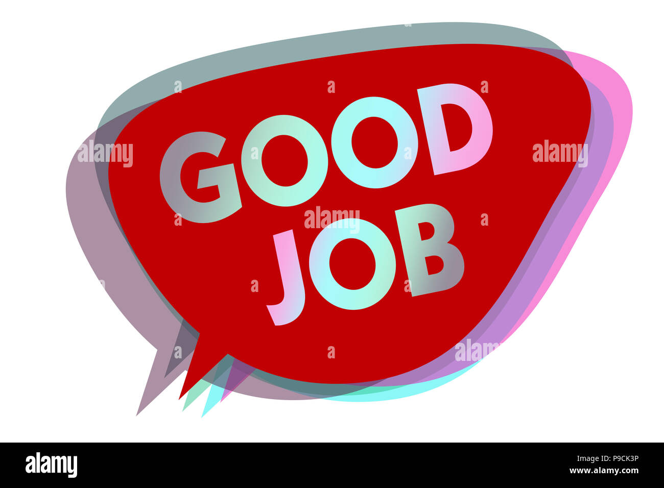 Word writing text Good Job. Business concept for encourage someone for ...