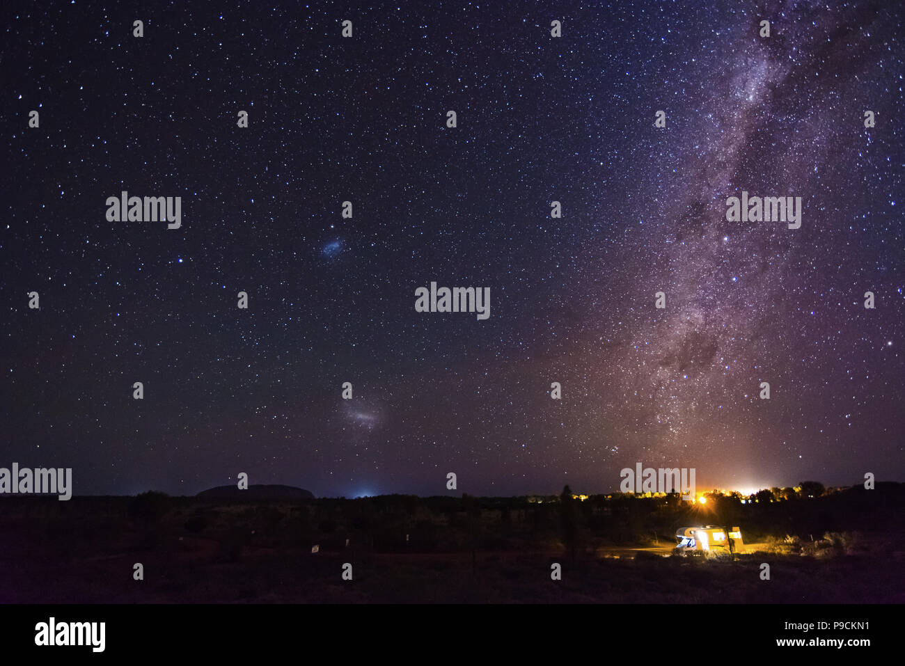 Uluru ayers rock at night hi-res stock photography and images - Alamy
