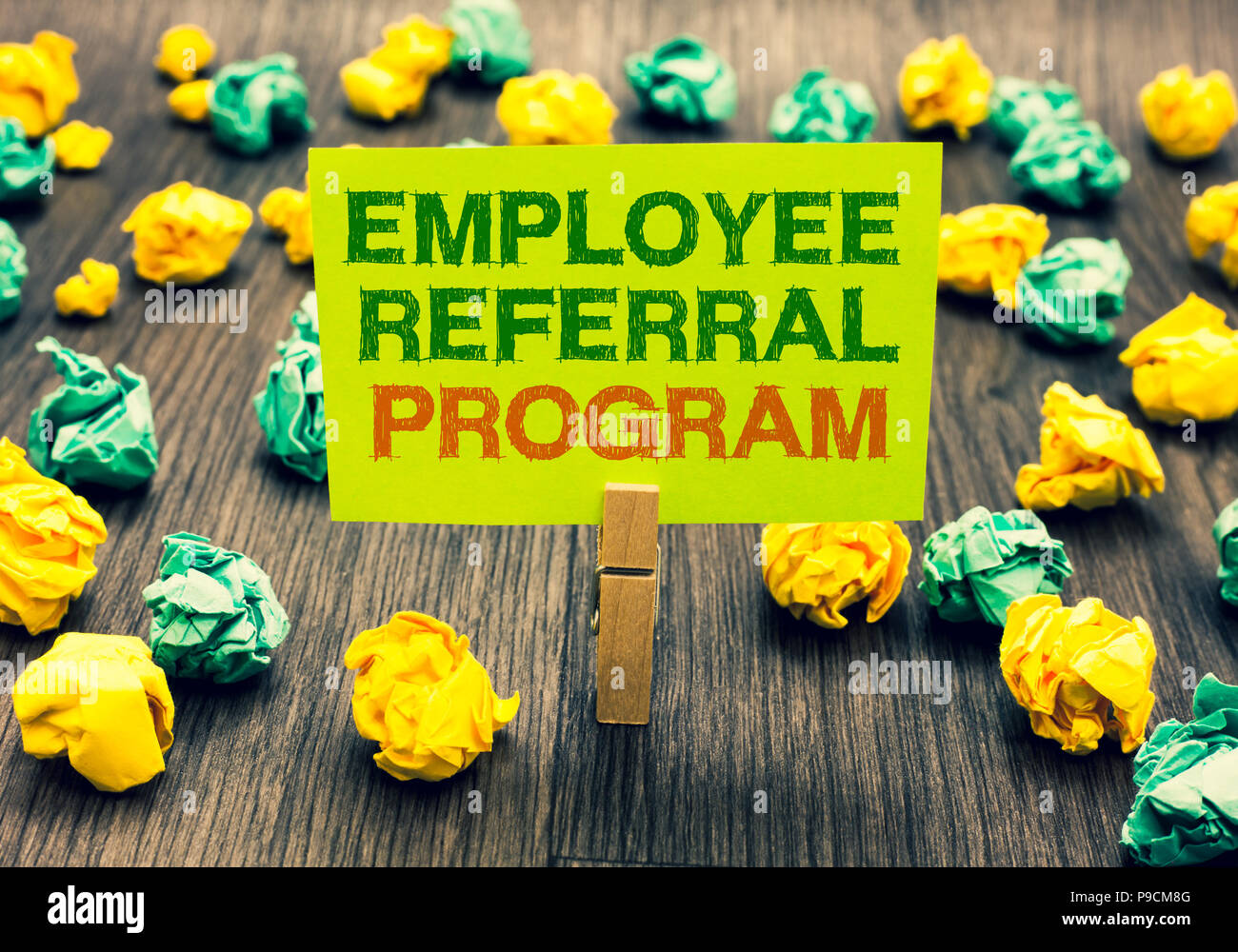 Employee referral program yellow hi-res stock photography and images ...