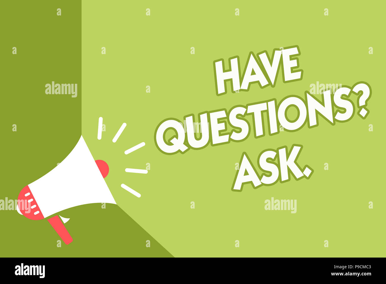 Word writing text Have Questions question Ask.. Business concept for ...