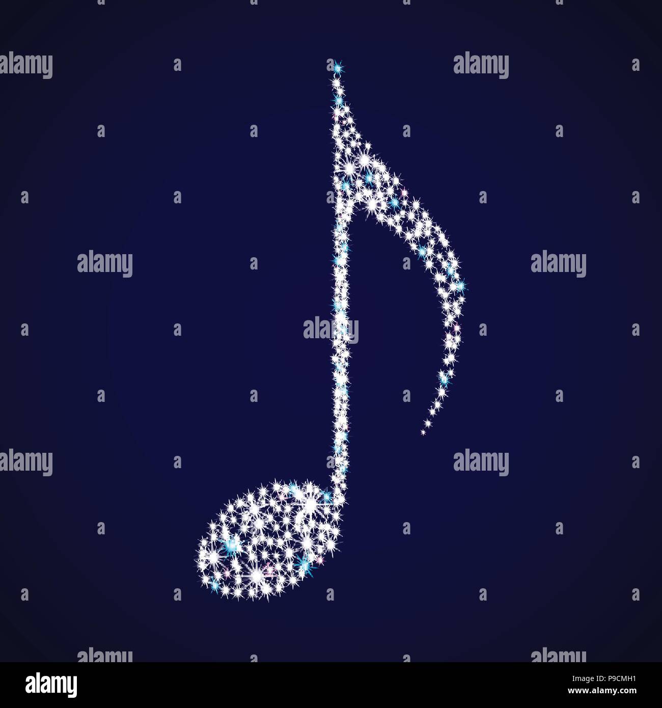 A brilliant musical note Stock Vector Image & Art - Alamy