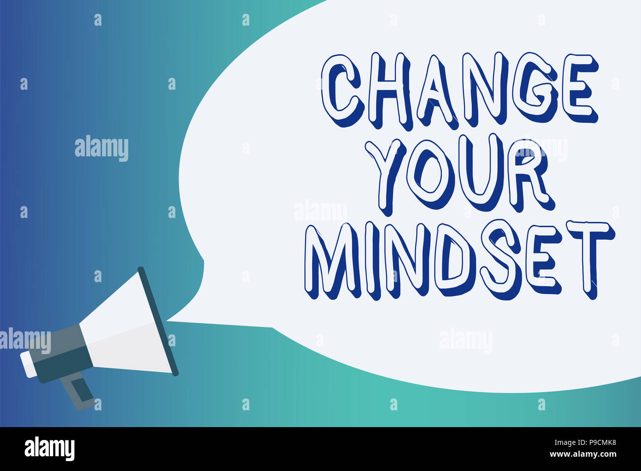 Writing note showing Change Your Mindset. Business photo showcasing ...