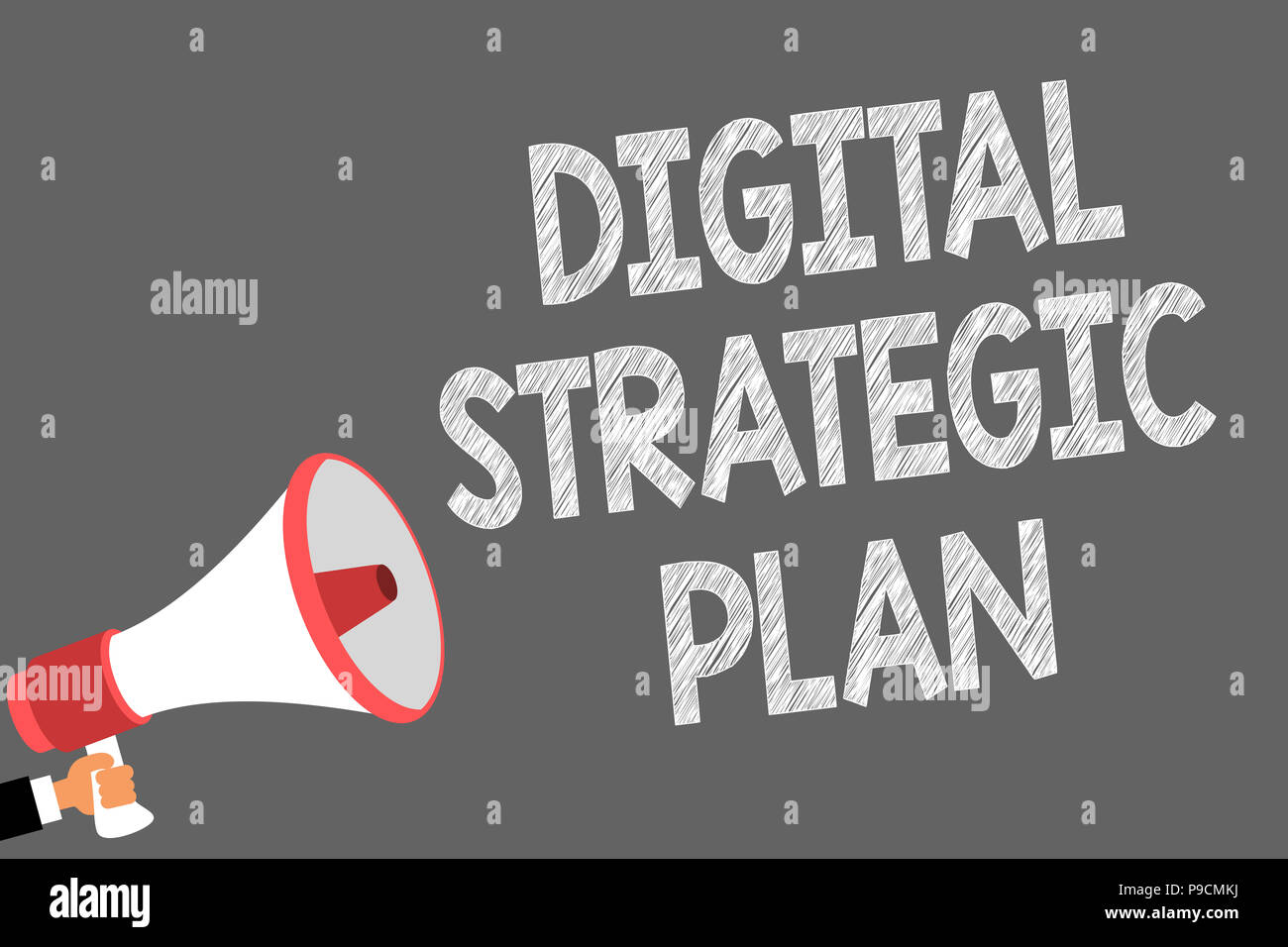Text sign showing Digital Strategic Plan. Conceptual photo creat ...
