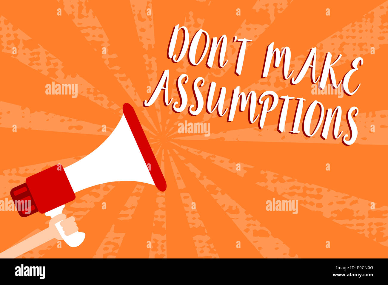Conceptual hand writing showing Don t not Make Assumptions. Business ...