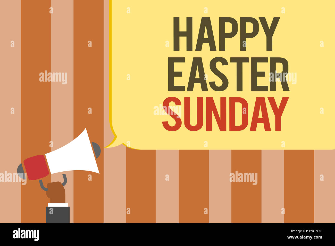Writing note showing Happy Easter Sunday. Business photo showcasing ...