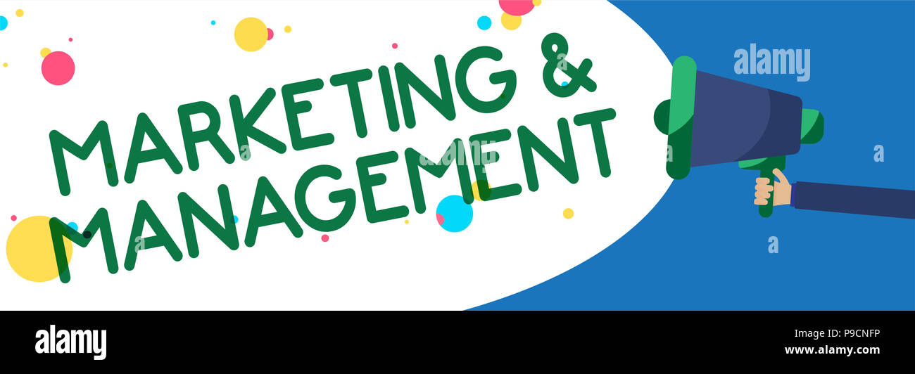 Writing note showing Marketing and Management. Business photo ...