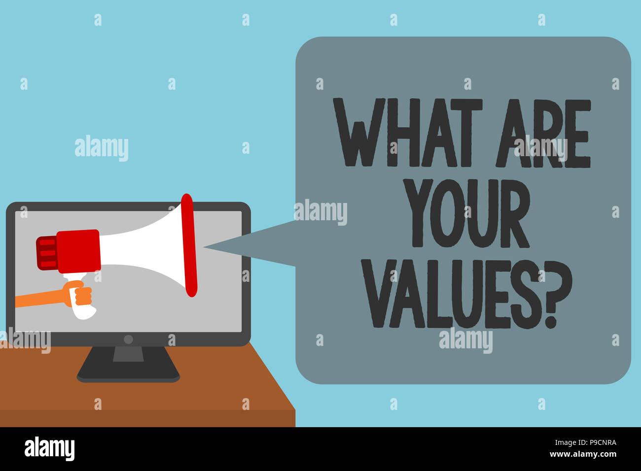 Word writing text What Are Your Values question. Business concept for ...