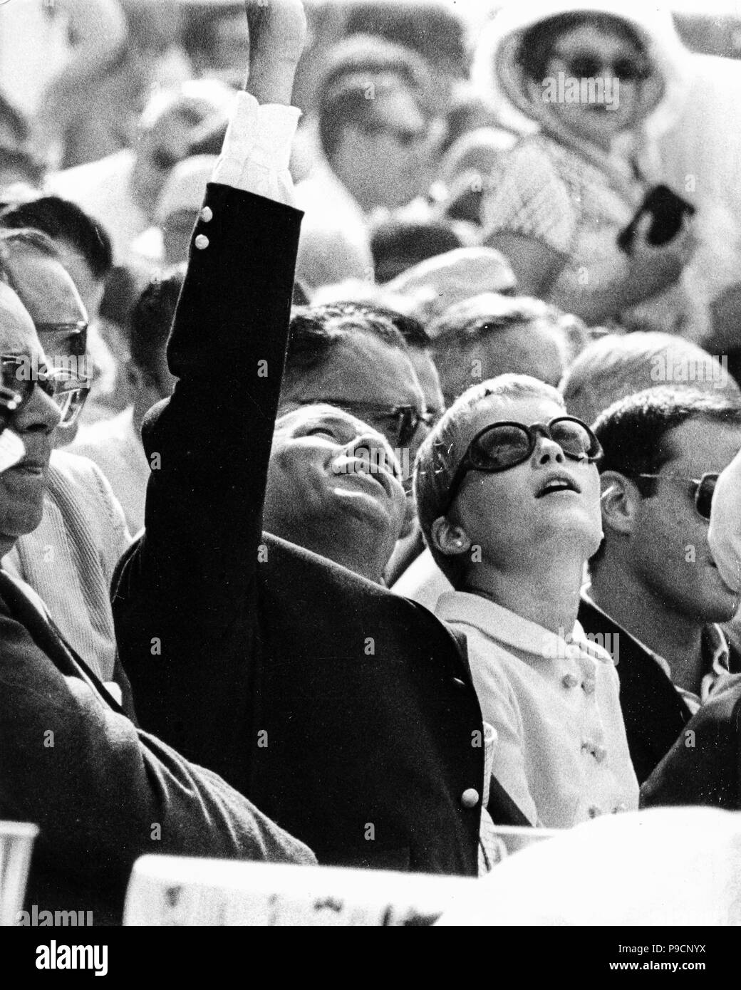 mia farrow, frank sinatra in the audience, during a game of baltimore ...