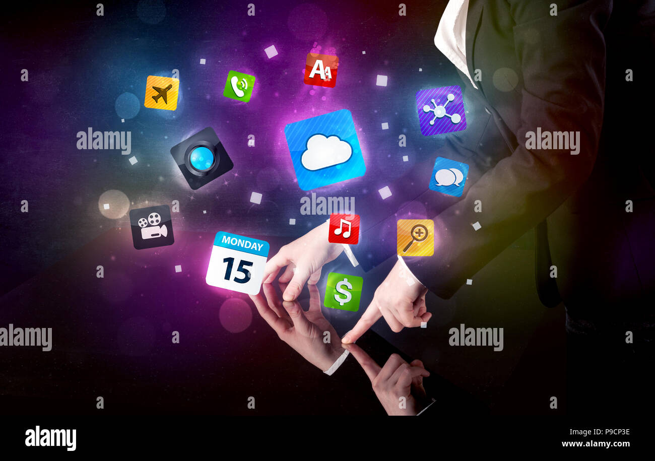 Interactive apps hi-res stock photography and images - Alamy