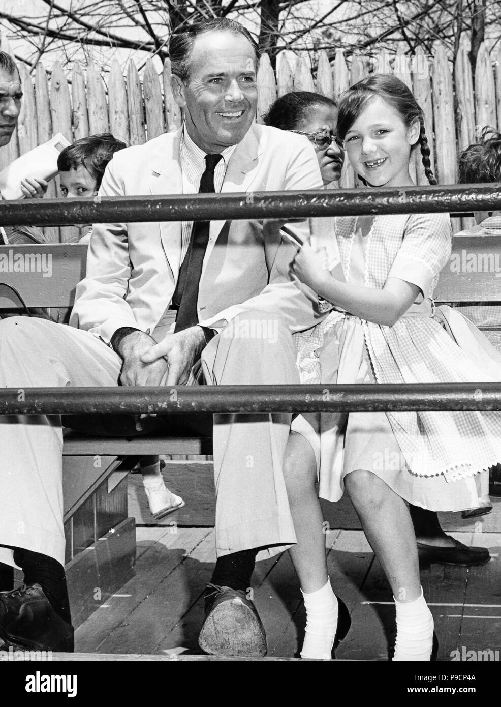 henry fonda with daughter amy fishman, 1961 Stock Photo - Alamy