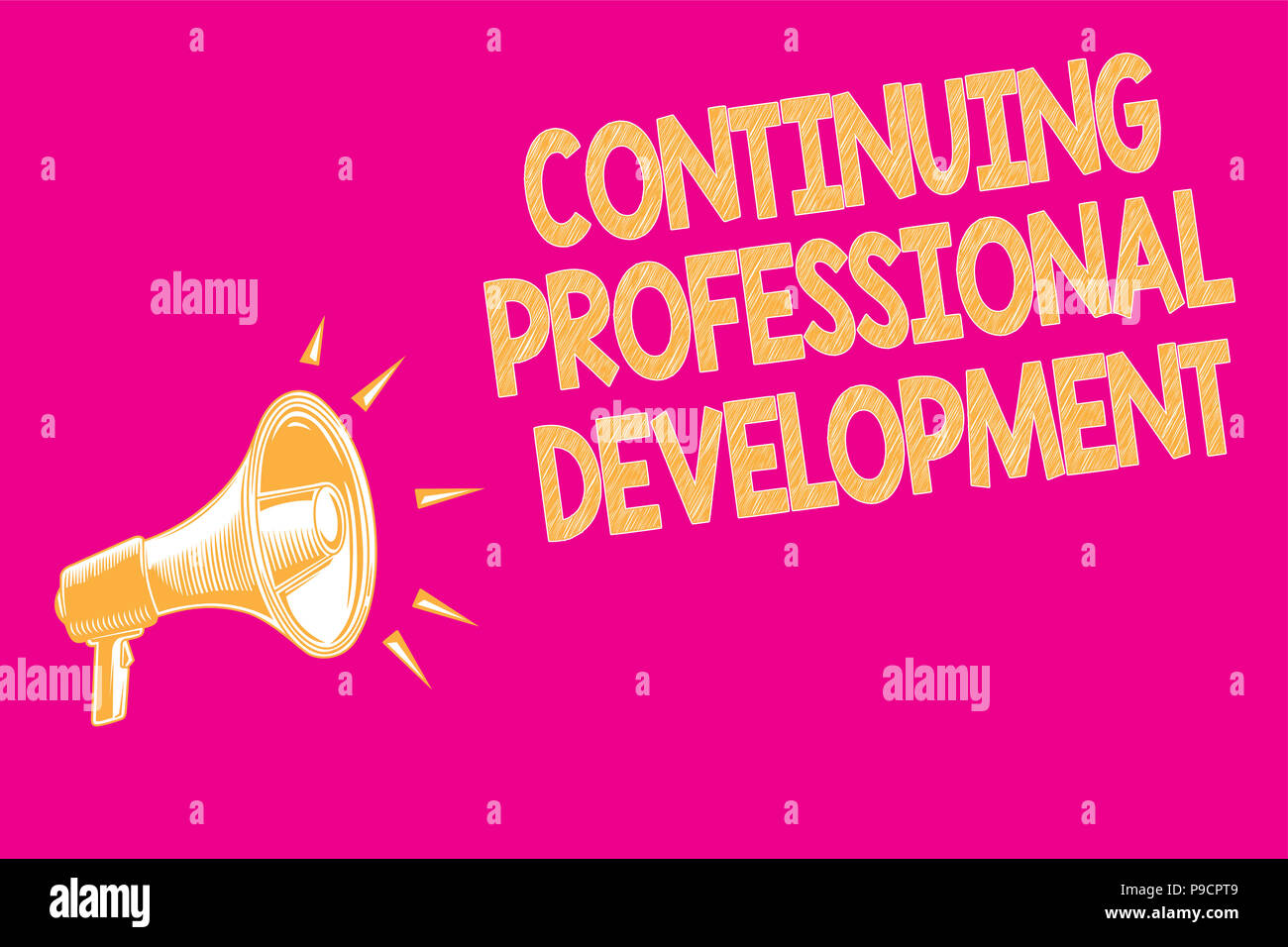 Text sign showing Continuing Professional Development. Conceptual photo ...