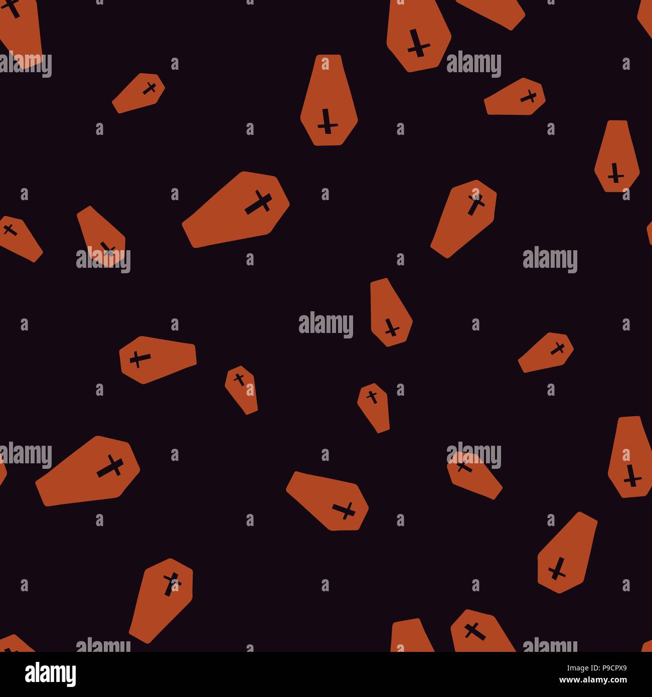 Halloween casket Stock Vector Images - Alamy