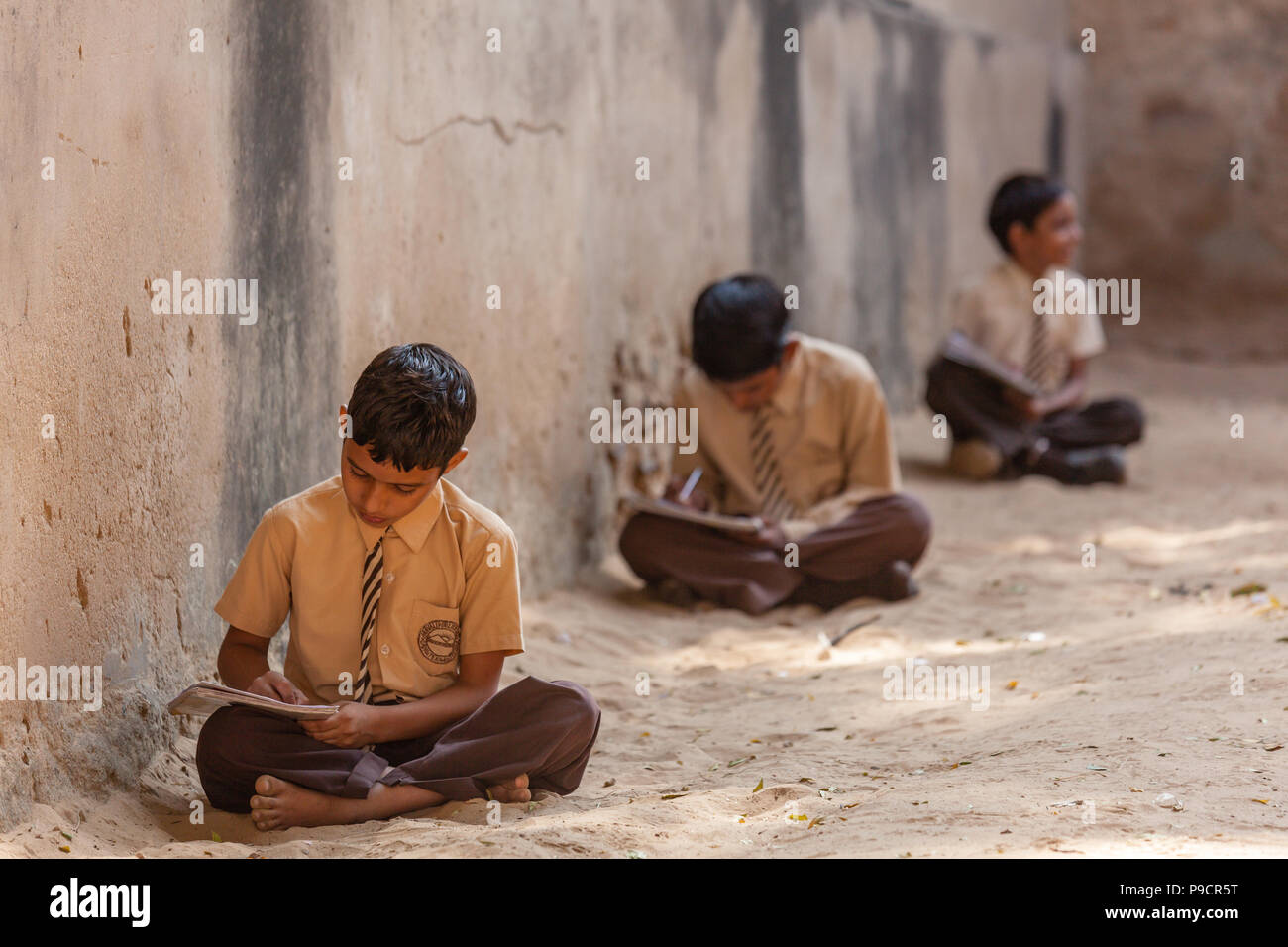 Group indian small children boys hi-res stock photography and images ...