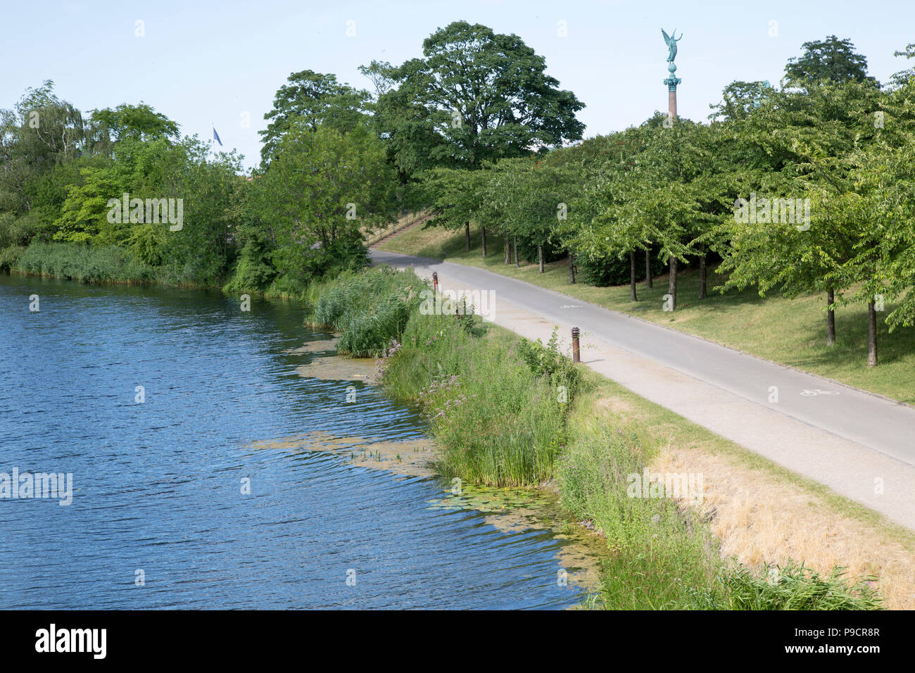 Castle Moat; Copenhagen; Denmark Stock Photo - Alamy