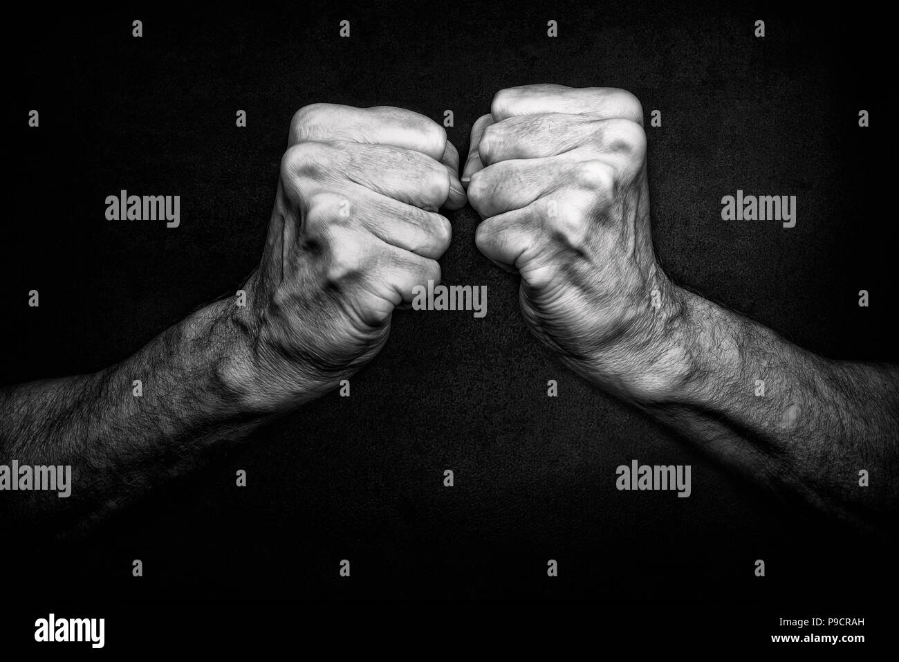 Angry senior fist hi-res stock photography and images - Alamy