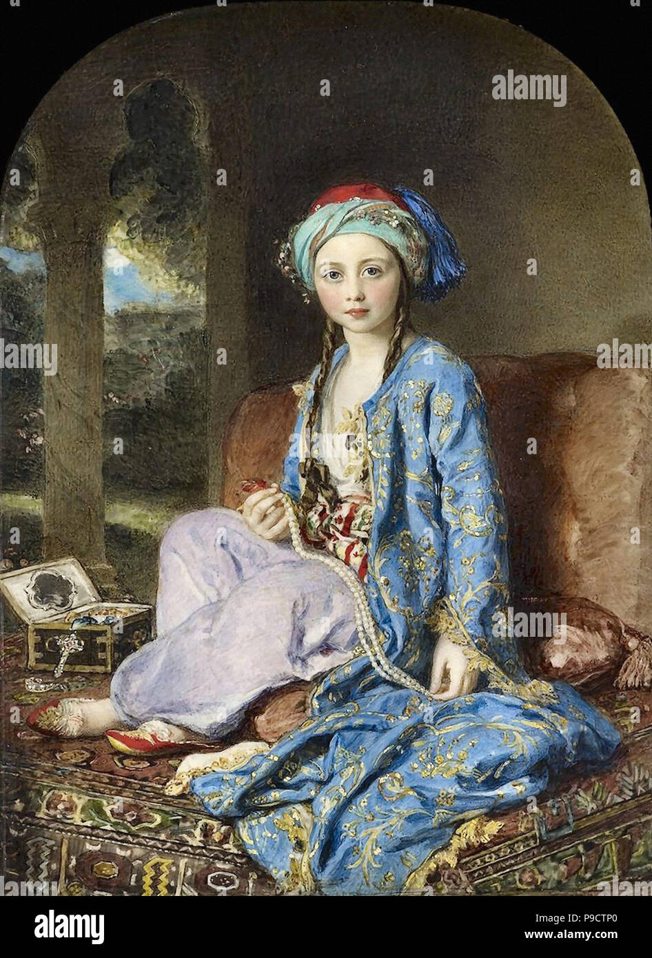 Ross Sir William - Victoria Princess Royal in Turkish Costume Stock ...