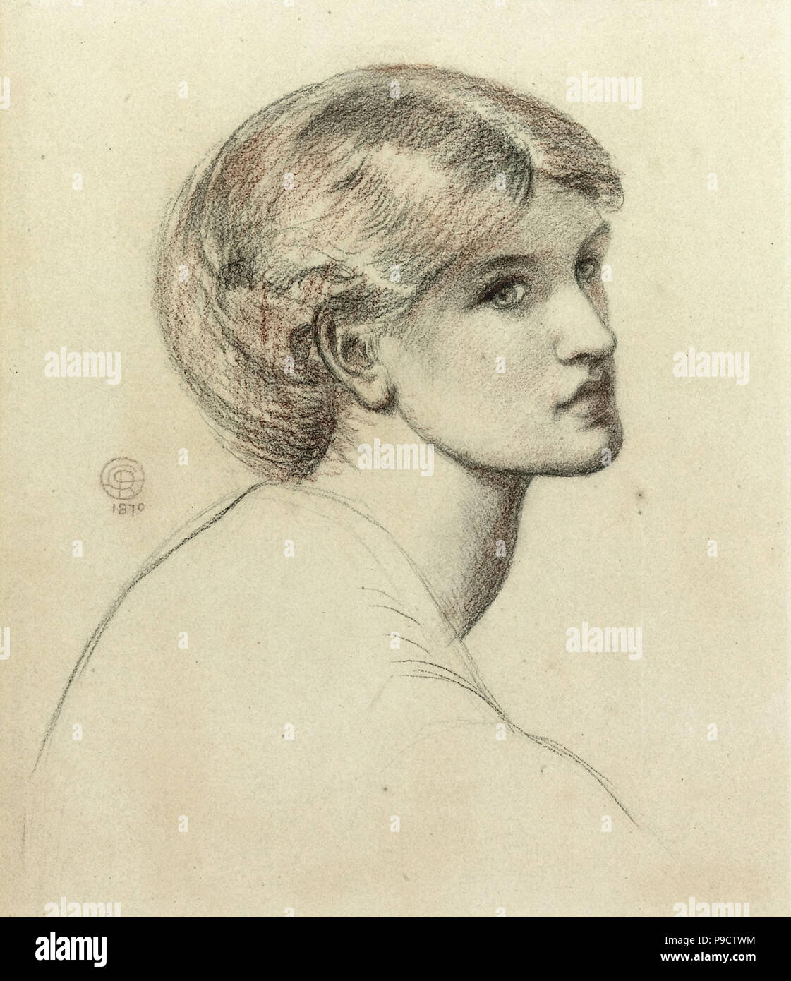 Rossetti Dante Gabriel - Dante's Dream at the Time of the Death of ...