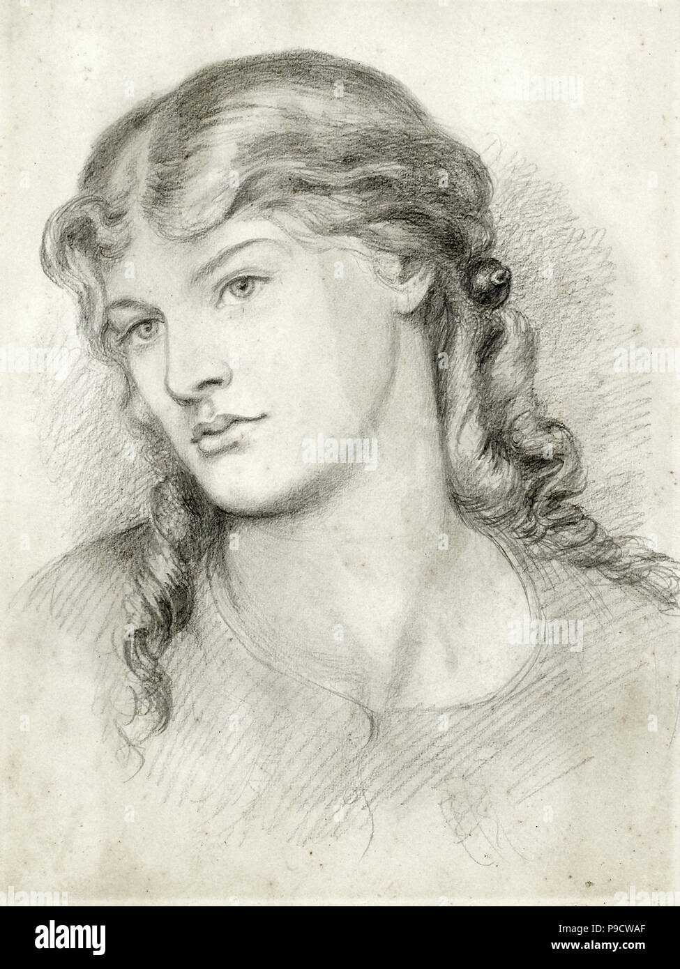 Rossetti Dante Gabriel - Portrait of Alexa Wilding 2 Stock Photo - Alamy