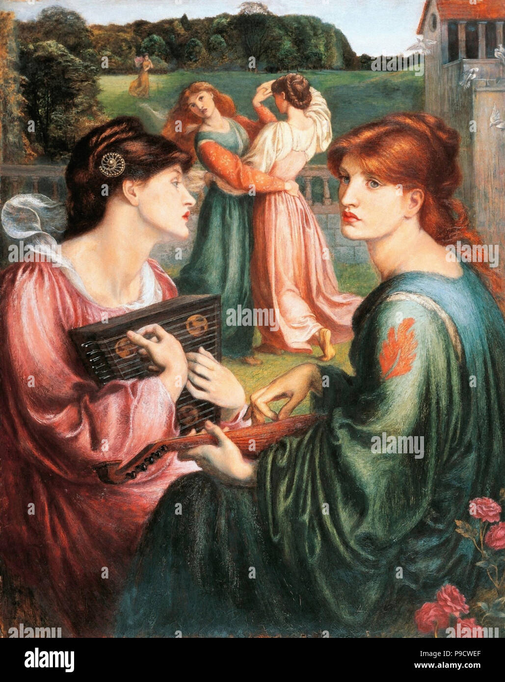 The bower meadow dante gabriel rossetti hi-res stock photography and ...