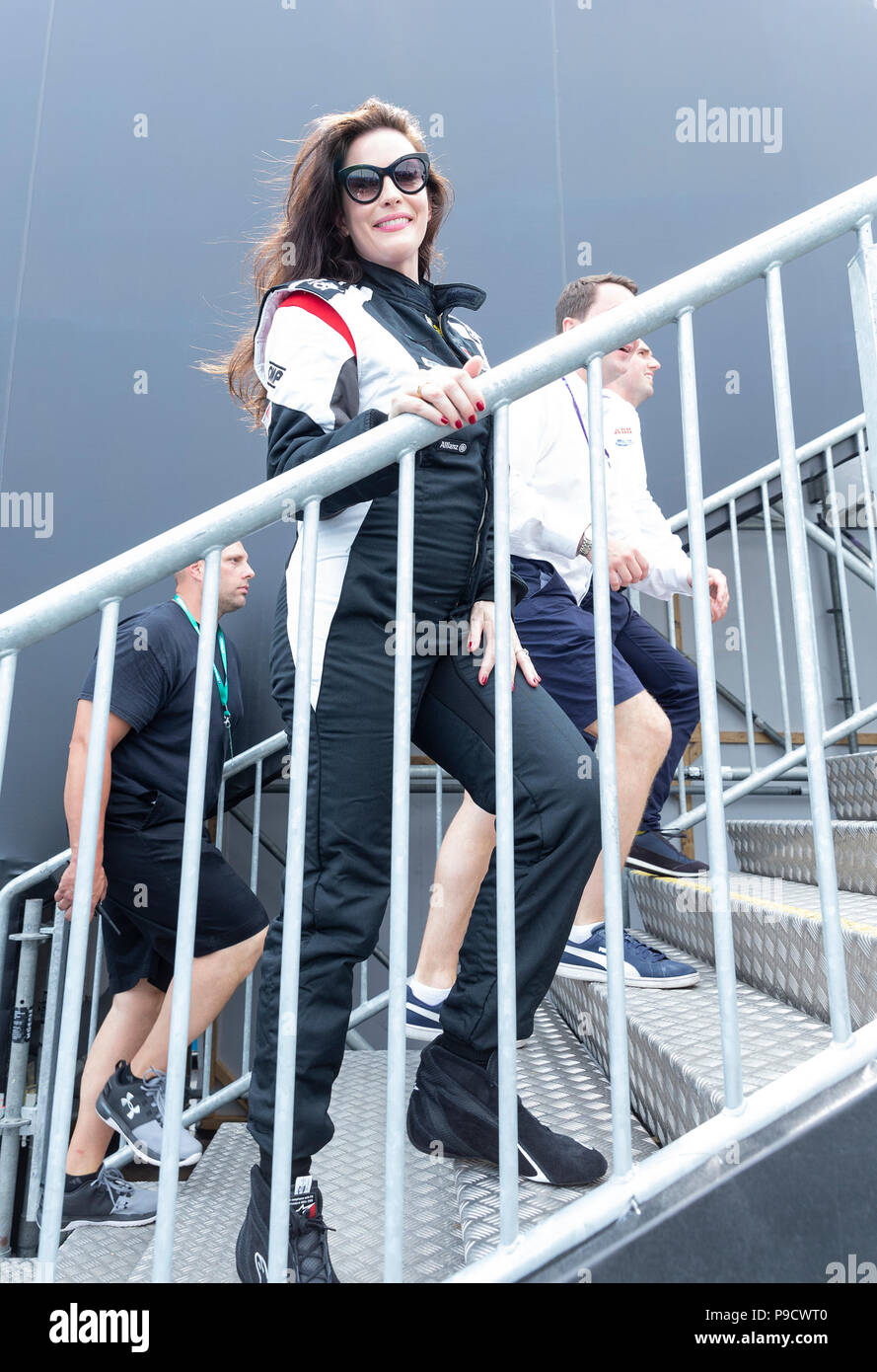 New York, United States. 15th July, 2018. Actress Liv Tyler visits ...