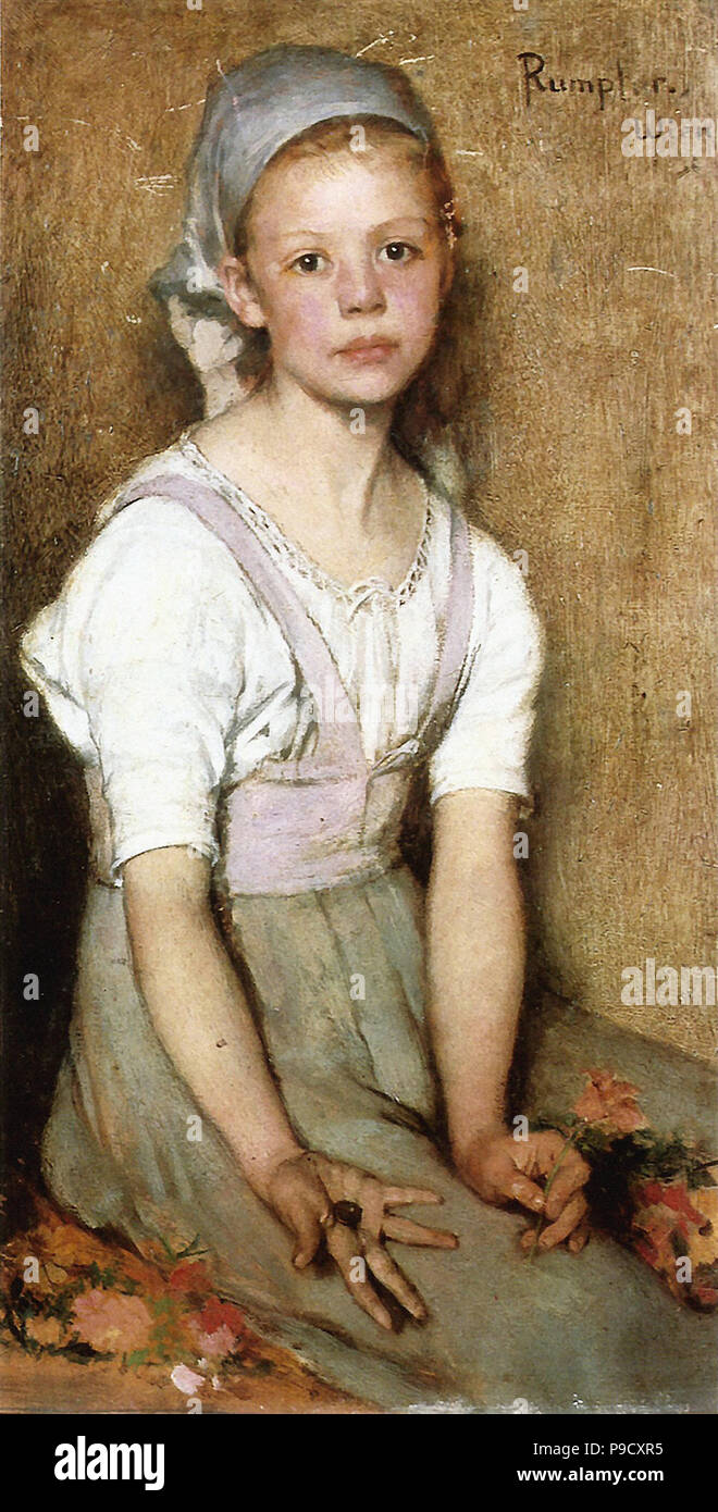 Rumpler Franz - the Young Peasant Girl Stock Photo - Alamy