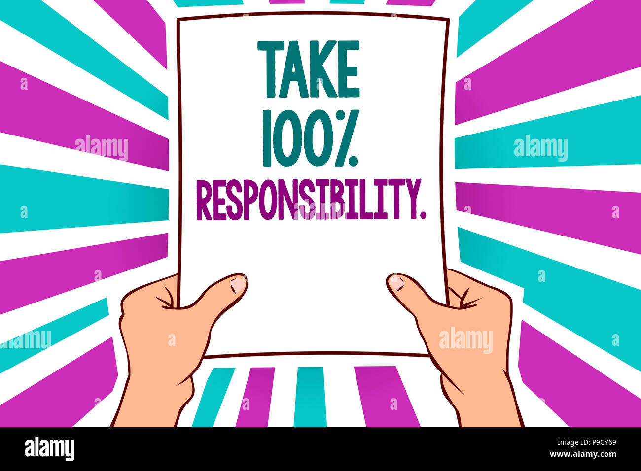 Word writing text Take 100 Responsibility.. Business concept for be ... Word writing text Take 100 Responsibility.. Business concept for be ...