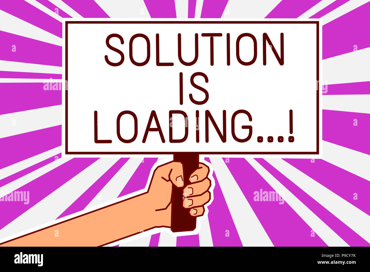 Handwriting text writing Solution Is Loading.... Concept meaning ...