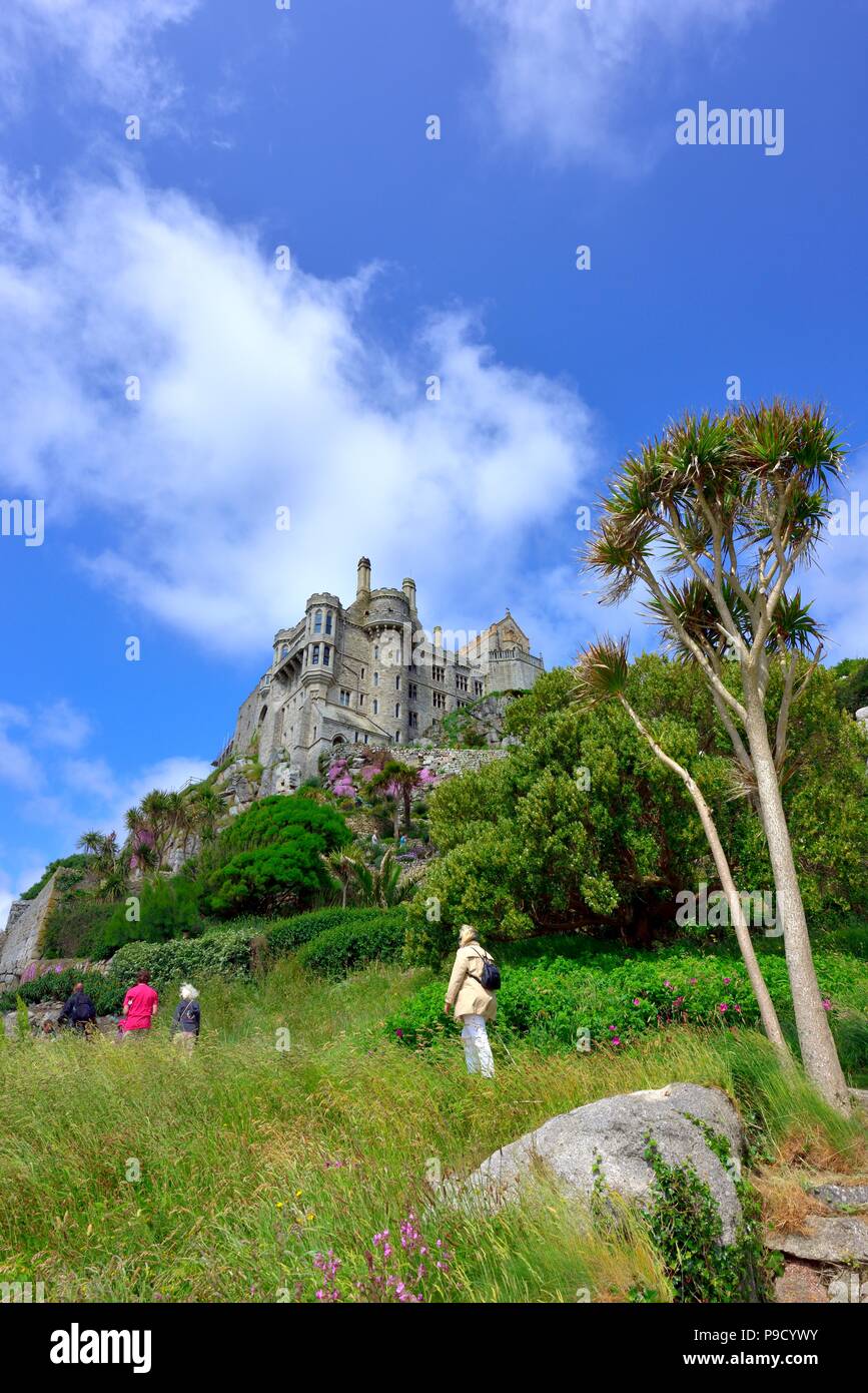 St michael's mount castle and gardens,Karrek Loos yn Koos,Marazion ...