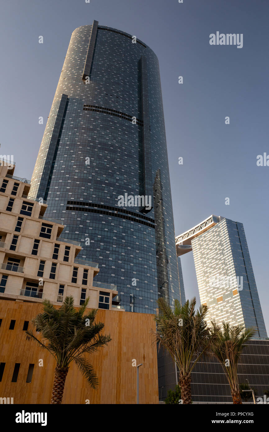 Sun Tower, Reem Island, Abu Dhabi Stock Photo - Alamy