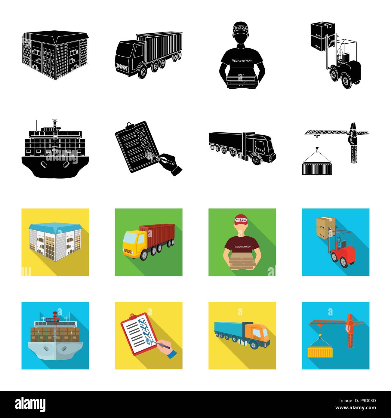 Iso shipping container Stock Vector Images - Alamy