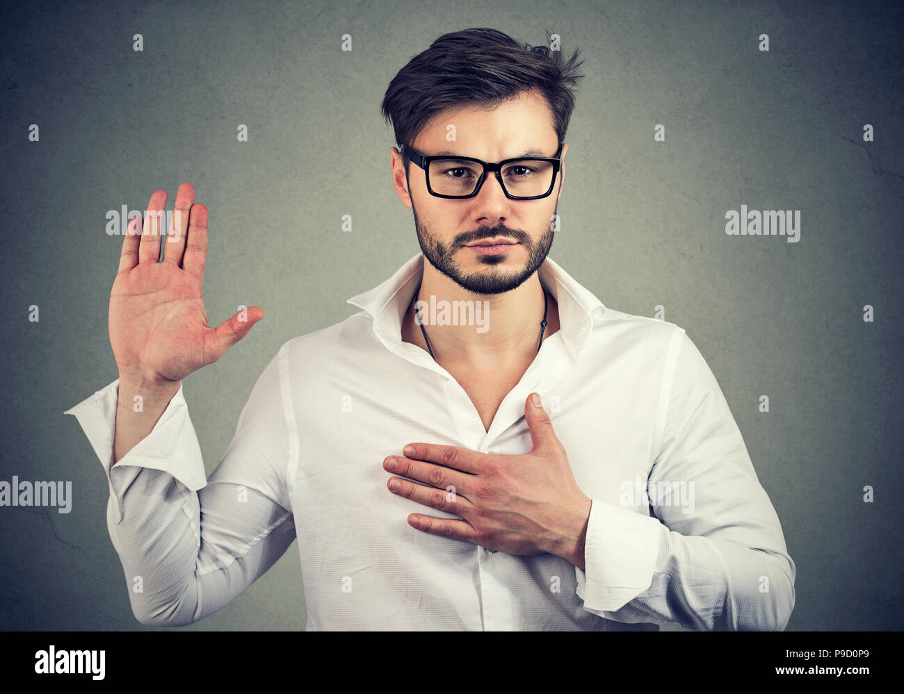 Hand of promise gesture hi-res stock photography and images - Alamy