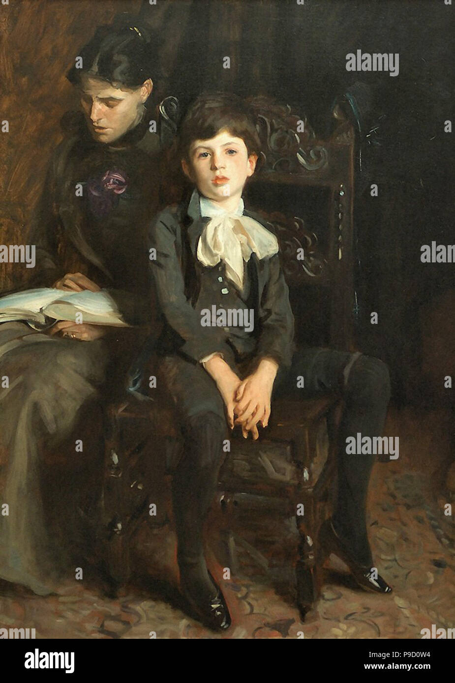 Sargent John Singer - Portrait of a Boy (Homer Saint-Gaudens and His ...
