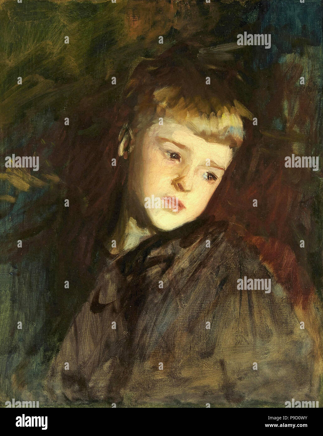 Sargent John Singer - Portrait of Gordon Fairchild Stock Photo - Alamy