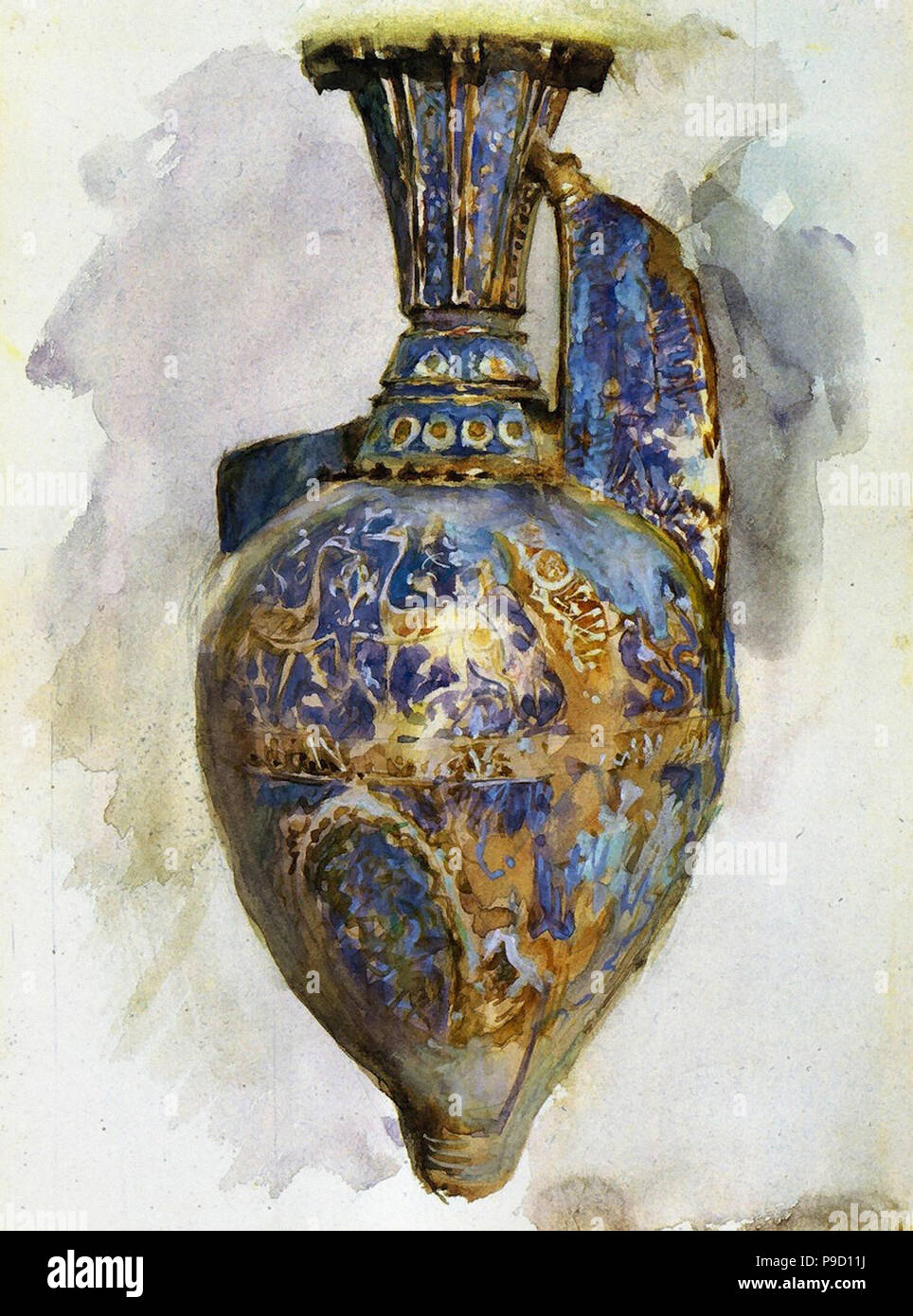 Sargent John Singer - the Alhambra Vase (Persian Vase Stock Photo - Alamy